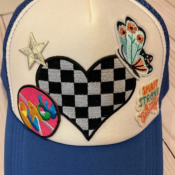 Accessories | Trending Trucker Hat With Embroidered Patches | Poshmark